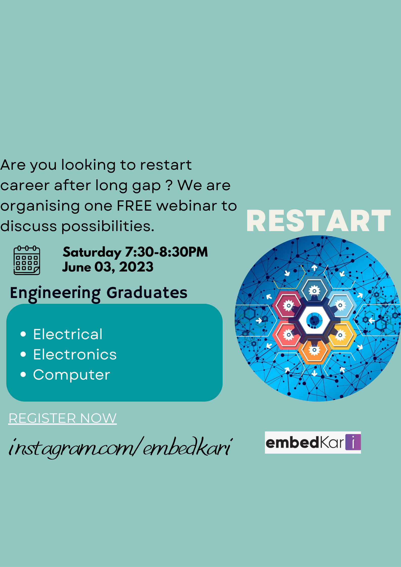 How to restart career after a long gap ? - Embedkari