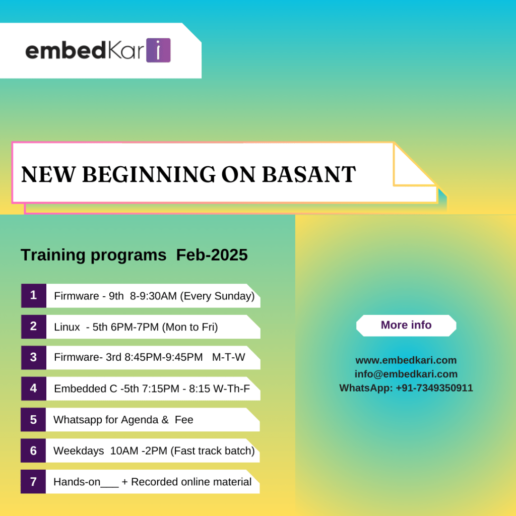 Embedded System Training - Feb 2025